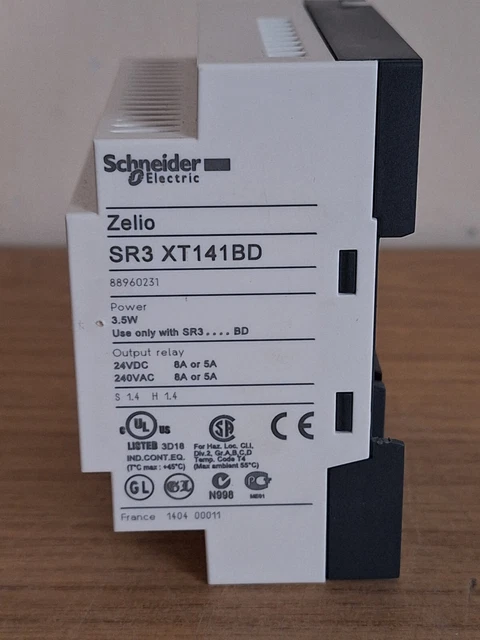 SCHNEIDER MODULAR SMART Relay Extension Modular Zelio Logic SR3 XT141BD ... SCHNEIDER MODULAR SMART Relay Extension Modular Zelio Logic SR3 XT141BD ...