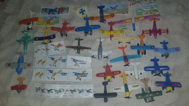 VINTAGE KINDER SURPRISE Egg K93 Aeroplane large lot £14.99 - PicClick UK
