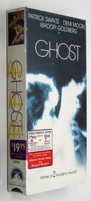 GHOST VHS NEW Sealed McDonald's Promo Tape Patrick Swayze Demi Moore ...