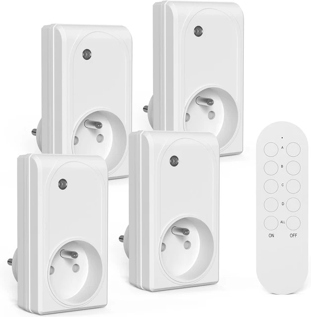 PRISE TELECOMMANDE SANS Fil, Prise Télécommandée Programmable, Portée 40M, 1000 EUR 49,90 ...
