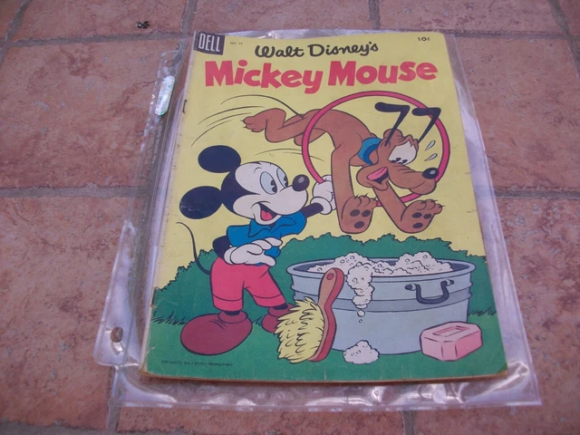 WALT DISNEY'S MICKEY Mouse 1955 Vol 43 Dell Comic Book £12.35 - PicClick UK