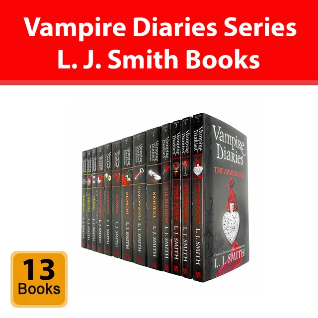 VAMPIRE DIARIES COMPLETE Collection 13 Books Set by L. J. Smith ...