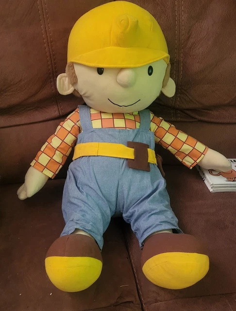 JUMBO BOB THE Builder Soft Toy Builder Plush £12.00 - PicClick UK