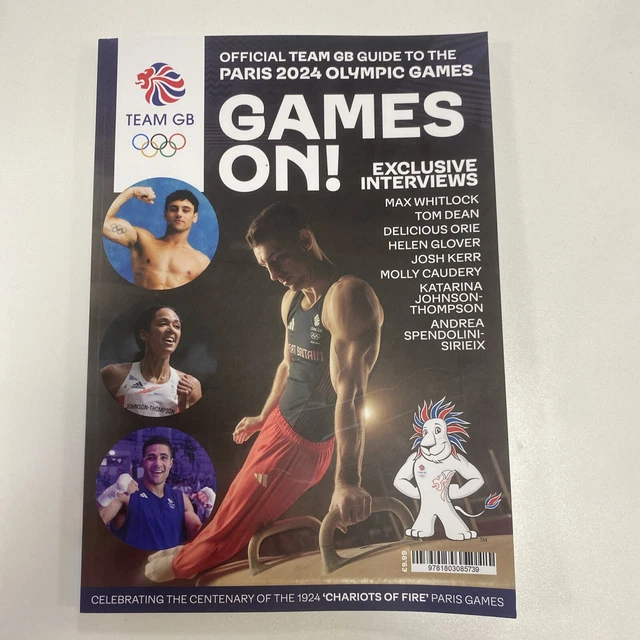 OFFICIAL TEAM GB Guide Paris 2024 Olympic Games. Max Whitlock, Tom Dean ...