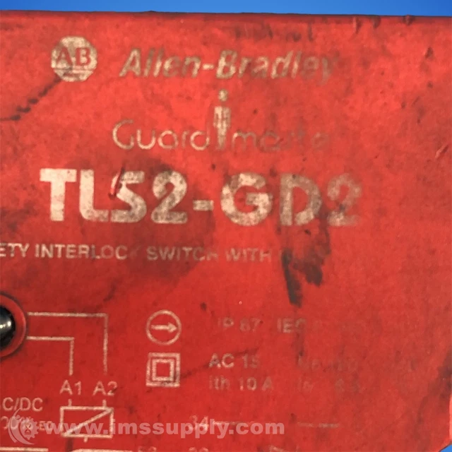 ALLEN BRADLEY TLS2-GD2 Safety Interlock Switch with Guard Locking 7584 ...