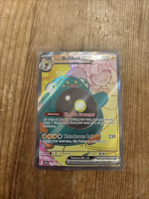 POKÉMON TCG JOURNEY Together Iono's Bellibolt EX 172/159 Full Art £5.92 ...