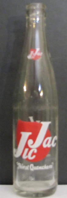 JIC JAC (CLEAR) ACL Soda Bottle 10oz. 1965 Lebanon, MO. $11.99 - PicClick