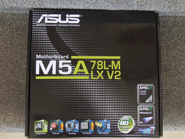 ASUS M5A 78L-5M LX V2 motherboard NOS £47.52 - PicClick UK
