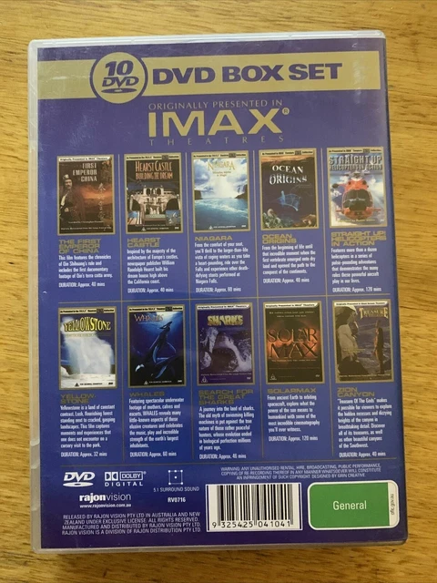 IMAX THE ADVENTURE 10x DVD Box Set Originally Presented In Theatre EUR 14,90 - PicClick IT