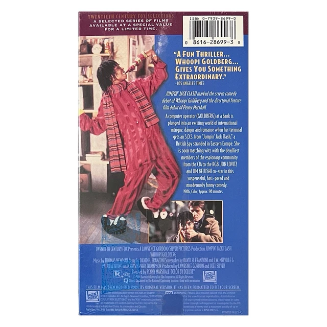 JUMPIN’ JACK FLASH (VHS, 1986) Whoopi Goldberg - NEW SEALED £13.60 ...