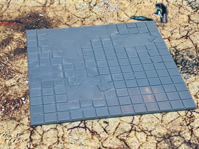 PLASTIC UKTC ITT 40k Terrain 2025 New 5" Terrain Piece (Base Plate ...