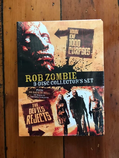 ROB ZOMBIE 3-DISC collector's set (DVD) House of 1000 Corpses Devils ...