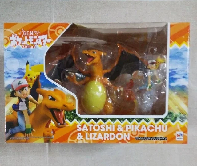 FIGURAS DE ASH Ketchum, Pikachu y Charizard de la serie Pokémon GEM ...