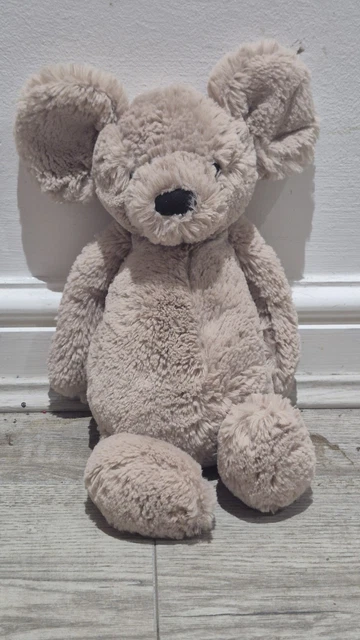 JELLYCAT BASHFUL MOUSE Plush Toy £35.58 - PicClick UK