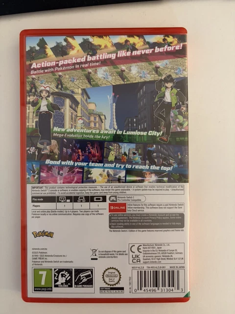 POKEMON LEGENDS: Z-A - Nintendo Switch 2 Edition £42.30 - PicClick UK