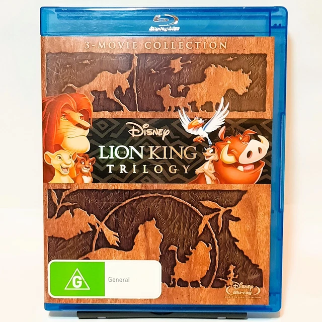 THE LION KING Trilogy Blu-ray Disney 3-Movie Collection $29.95 ...