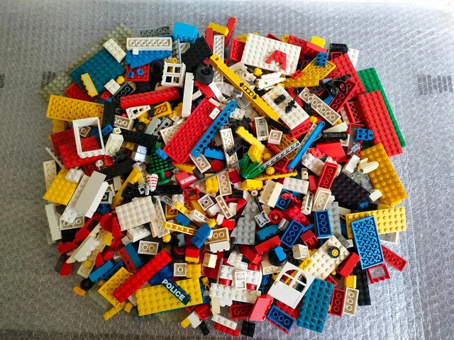 LOTTO 1 LEGO 1,2 Kg Mattoncini Misti Lego City Basic Technic Vintage ...
