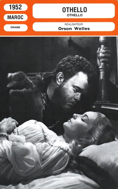 FICHE CINÉMA - ORSON WELLES.OTHELLO.1952* EUR 2,49 - PicClick FR