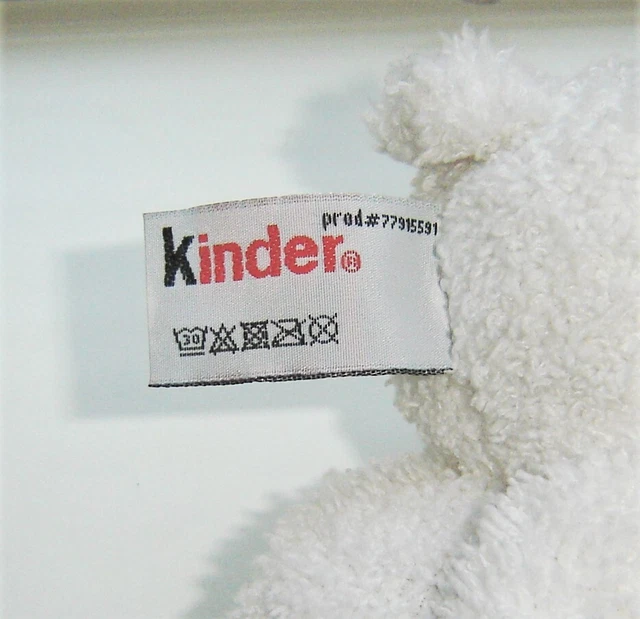 10& KINDER POLAR Bear In Red Santa Hat & Scarf Christmas Soft Toy Plush ...