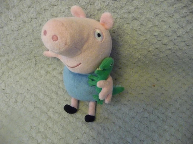 PEPPA PIG GEORGE With Green Mr Dinosaur Plush Soft Toy TY Beanie £1.99 ...