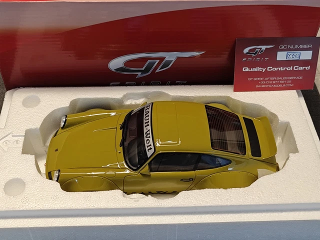 PORSCHE 911 (930) RWB Classic 1973 Kaki RAUH-Welt GT Spirit GT120 1:18 ...