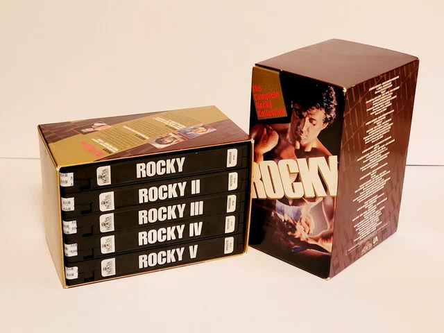 THE COMPLETE ROCKY Movie Collection 1-5 VHS Box Set Sylvester Stallone ...