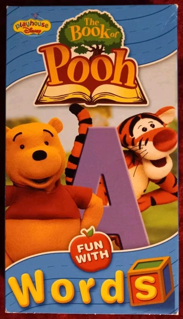 THE BOOK OF Pooh Fun With Words (VHS, 2001) Tested (Pics) Playhouse ...