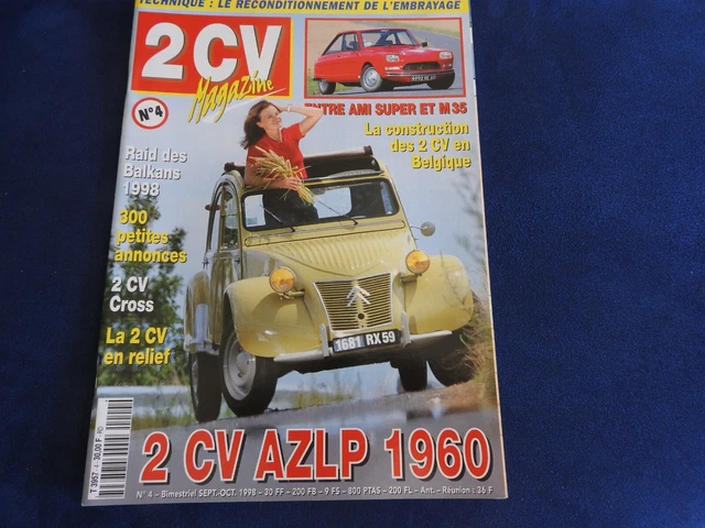 REVUE 2CV MAGAZINE n°4 la 2CV AZLP 1960 EUR 5,00 - PicClick FR