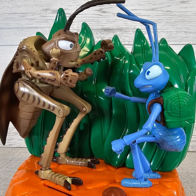 DISNEY PIXAR A Bug’s Life Flik & Hopper Electronic Talking Bank ...