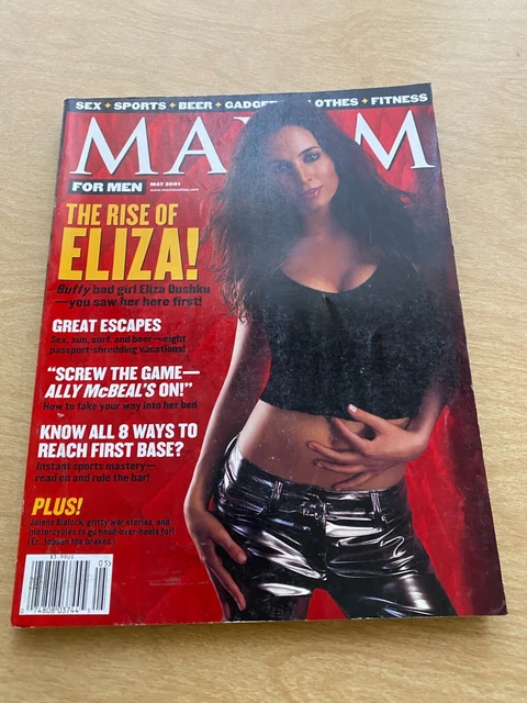 MAXIM MAGAZINE ISSUE 41 May 2001 Eliza Dushku Hot Bikini Lingerie Pinup Models £7.42 - PicClick UK