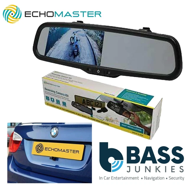 ECHOMASTER - 4.3& Mirror Monitor Reversing Camera & Number Plate Camera ...