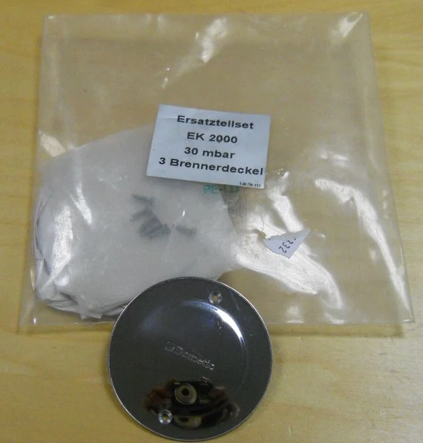 BRENNERDECKEL DOMETIC CRAMER EK2000. 3er Set Edelstahl mit Schrauben ...