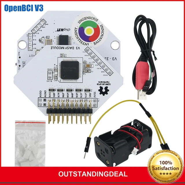 OPENBCI V3 COMPATIBLE Open Source Arduino EEG Brain Wave Module 16 ...