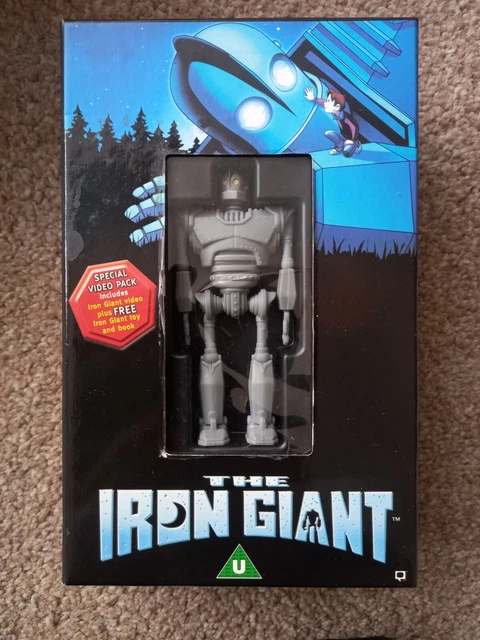 THE IRON GIANT Box VHS Set including exclusive Toy Figure Book 1999 ...
