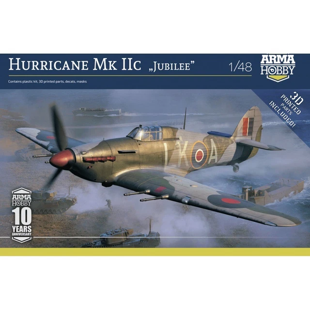 ARMA HOBBY AH40006 1/48 Hawker Hurricane Mk IIc Operation Jubilee 1942 ... ARMA HOBBY AH40006 1/48 Hawker Hurricane Mk IIc Operation Jubilee 1942 ...