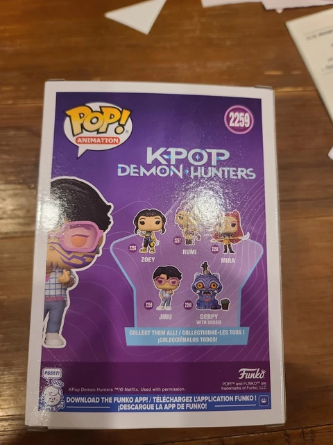 FUNKO POP! ANIMATION #2259 K-Pop Demon Hunters Jinu With Patterns Chase ...