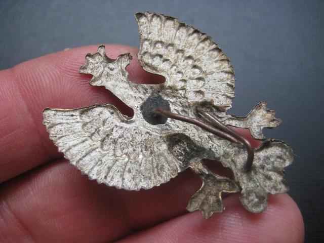 POST WW1 ORIGINAL Polish EAGLE CAP BADGE made in Poland 100% genuine ...