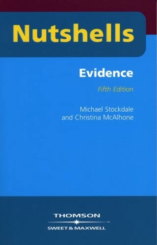 NUTSHELL EVIDENCE (NUTSHELLS) By Christina McAlhone, Michael Sto $16.61 ...
