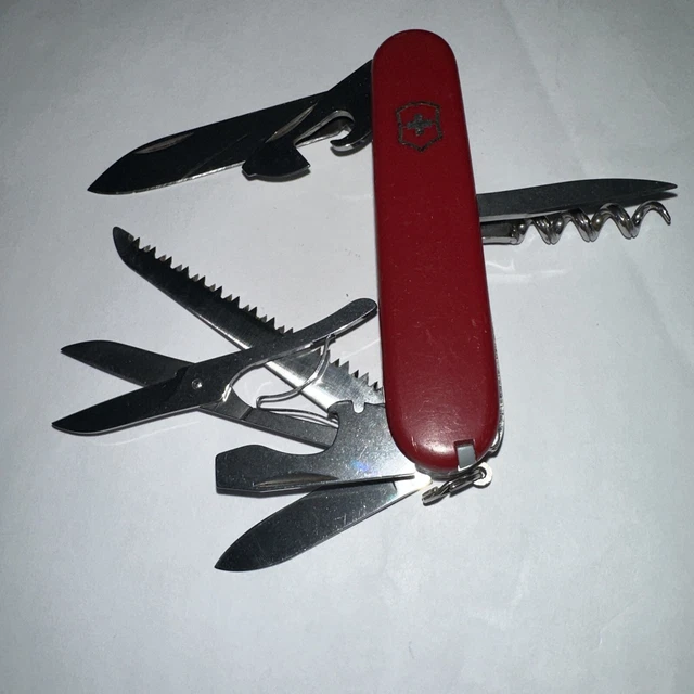 VINTAGE VICTORINOX HUNTSMAN ‘76-‘84 Swiss Army Knife #3636 $63.74 ...
