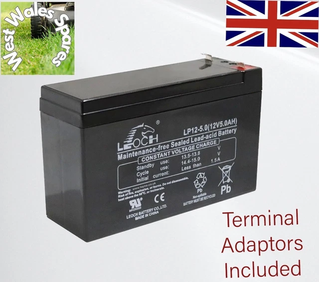 GENUINE 12V 5AH Starter Battery Hyundai Inverter Generator HY2000SEI ...