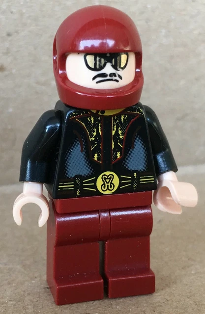 LEGO® MINIFIGURE SPEED Racers Snake Oiler Dark Red Helmet Set 8158 ...