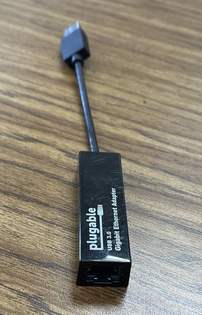 PLUGABLE USB C Ethernet Adapter, Fast & Reliable Gigabit Connection $6. ...