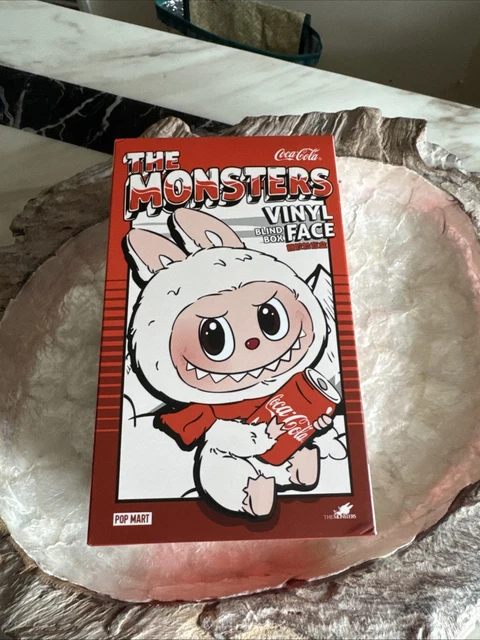GENUINE POP MART Labubu The Monsters Doll Coca Cola Vinyl Face ...