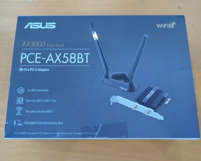 ASUS PCE-AXE59BT WIRELESS/BLUETOOTH Pci-E Netzwerkkarte Wifi 6 mit ...