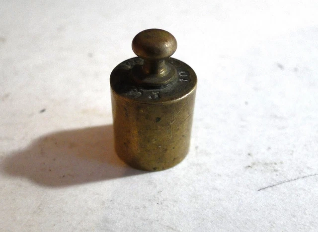 ANCIEN POIDS DE Balance 10 Grammes En Laiton EUR 3,00 - PicClick FR