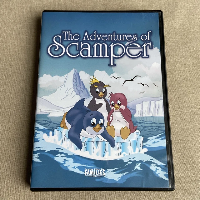 THE ADVENTURES OF Scamper (DVD 2004) Family Film Animation Penguins Jim ...