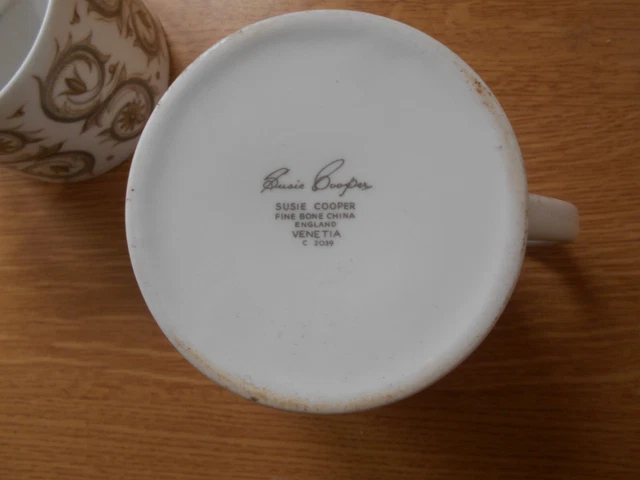 WEDGWOOD SUSIE COOPER Venetia Milk Jug and Sugar Basin $11.11 - PicClick CA