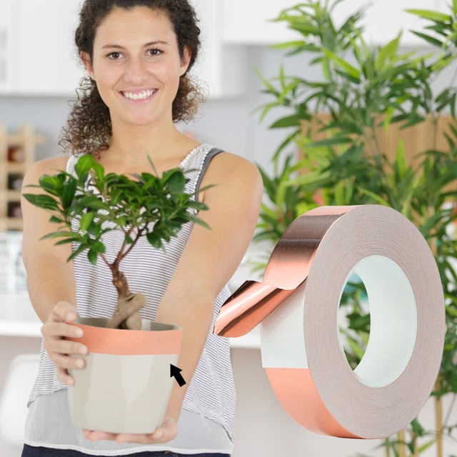 COPPER TAPE AGAINST Snails 30/50/70mm EMI Shielding Tape Anti Snails ...