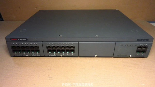 AVAYA IP OFFICE 500 V2 Control Unit 700476005 PCS511 - INCL 2x 12-Ports ...