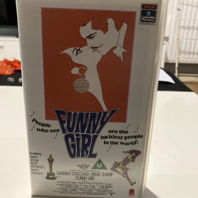FUNNY GIRL BARBRA Streisand Omar Sharif VHS Video Tape Film Movie RCA £ ...